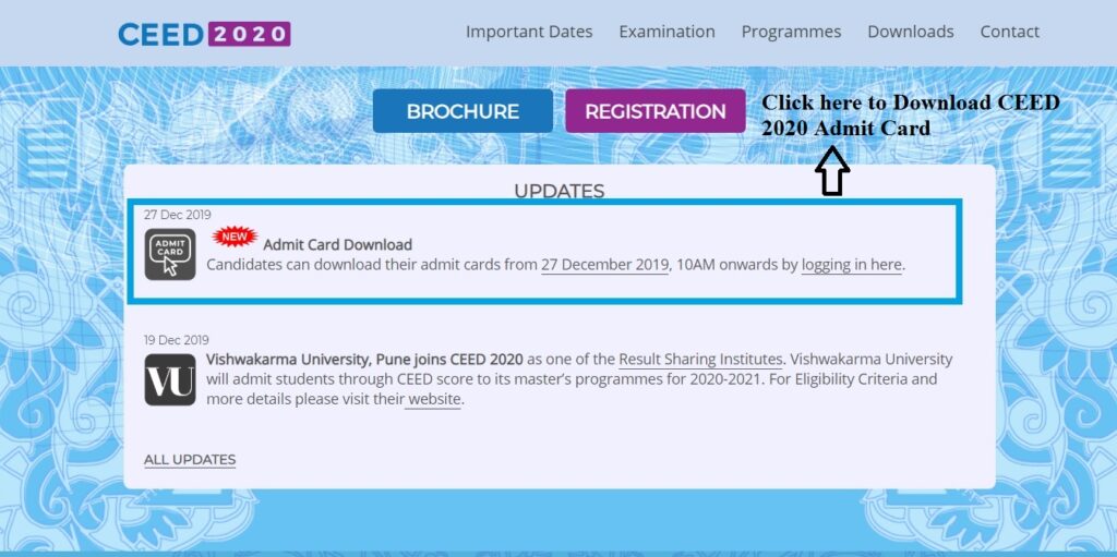 CEED 2022: Admit Card(08 Jan Onwards), Exam Date(23 Jan), Exam Pattern ...