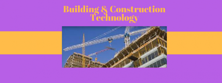 Building and Construction Technology: BCT course in India