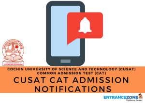CUSAT CAT 2021 Admission Notifications: Cochin University