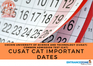 CUSAT CAT 2021 Important Dates: Form, Exam (16 - 18 July)