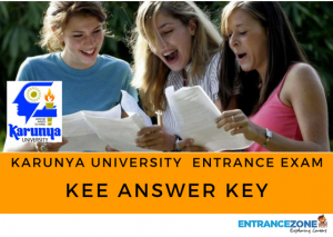KEE 2021 Answer Key: Karunya University Entrance Exam