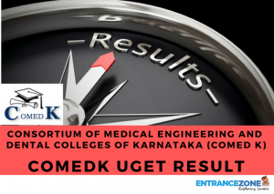 COMEDK UGET 2020 Result: Merit List, Scorecard