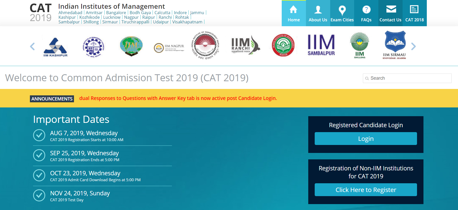 CAT 2020: Application, Exam Dates, Syllabus PDF, Eligibility