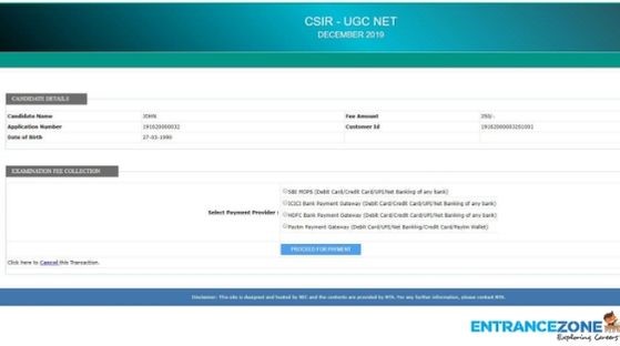 CSIR UGC NET 2019 Application Form - Application Fees, Correction Window, How to fill, Documents ...