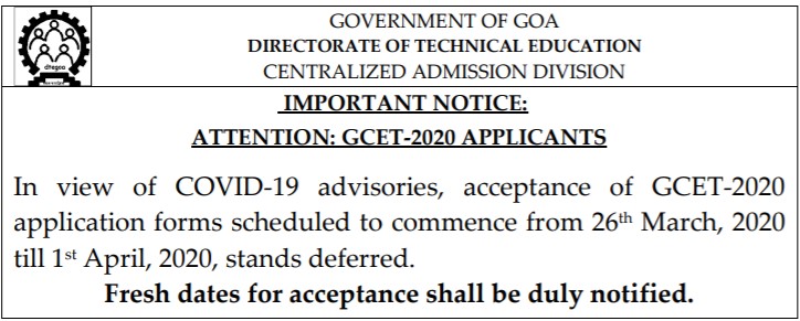 GCET 2020: Application Form (Postponed), Eligibility, Exam Dates ...